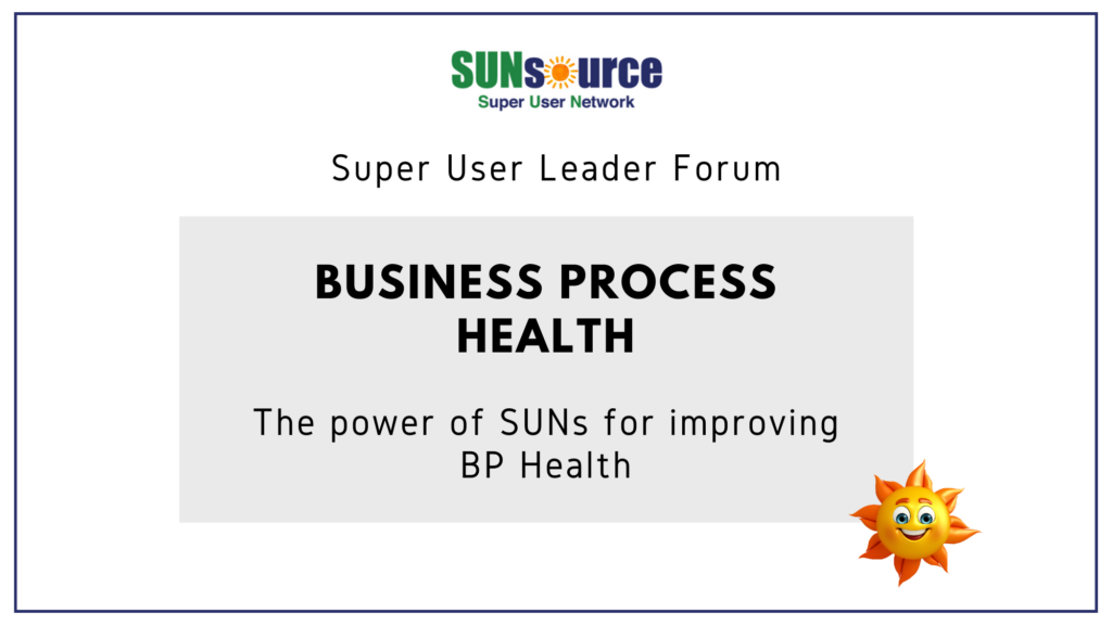 Business Process Health - SUNsource